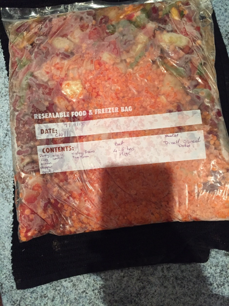Chilli dump bag - Feed Your Family for £20 a week