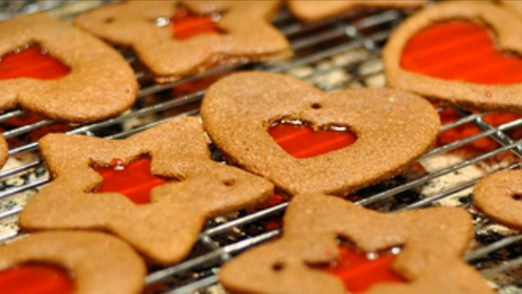 Stained glass window gingerbread - Feed Your Family for £20 a week
