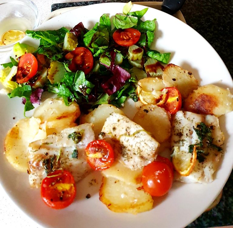 Baked Pollock in a Lemon,Parsley and Dill dressing - Feed Your Family ...
